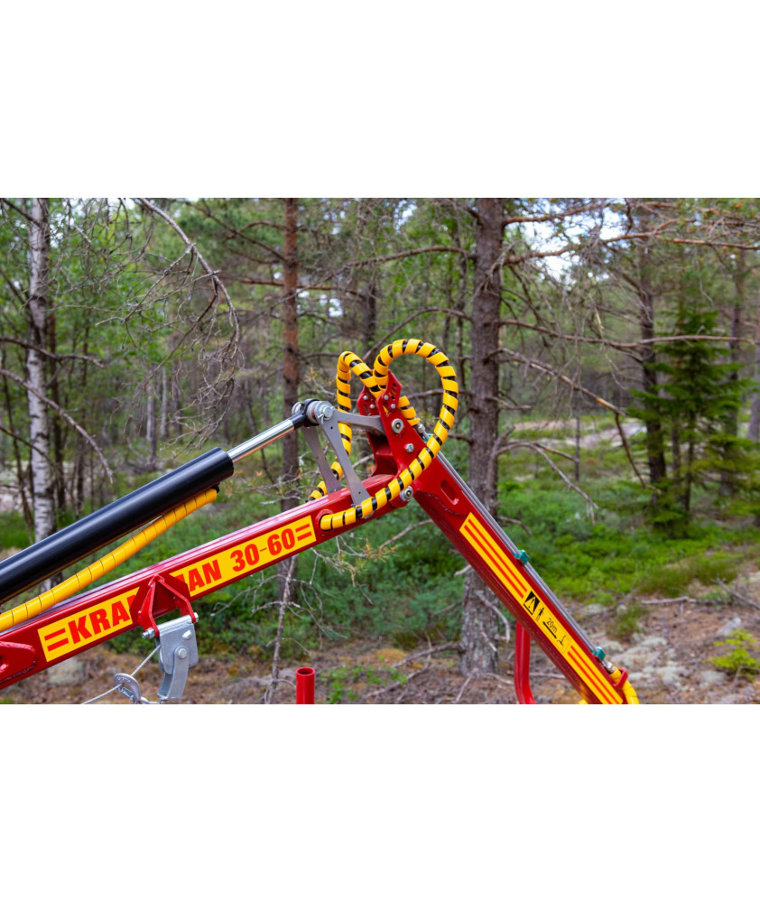 Rückewagen Kranman T3500 mit Kranman 30-50 Kran